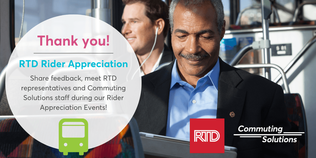 RTD Rider Appreciation 2024 Summer Series - Commuting Solutions